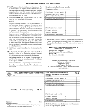 Fillable Online RETURN INSTRUCTIONS AND WORKSHEET Fax Email Print ...