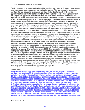 Fillable Online wgdoh Cao Application Forms PDF ...