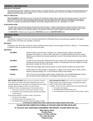 Fillable Online This Multiple Worksite Report is designed to collect ...