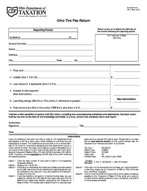 Fillable Online Tire Fee Form Fax Email Print - pdfFiller