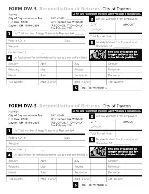 Fillable Online FORM DW-3 Fax Email Print - pdfFiller