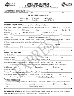 Fillable Online kuia KU EXPRESS.pdf - Kids Unlimited Institute of the ...