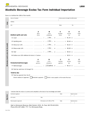 Fillable Online Alcoholic Beverage Excise Tax Form Individual ...