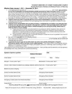 Fillable Online MEDICAL RELEASE AND PERMISSION FORM - Clover Fax Email ...