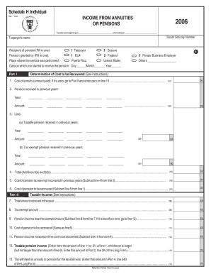 Fillable Online Schedule H Individual Fax Email Print - pdfFiller
