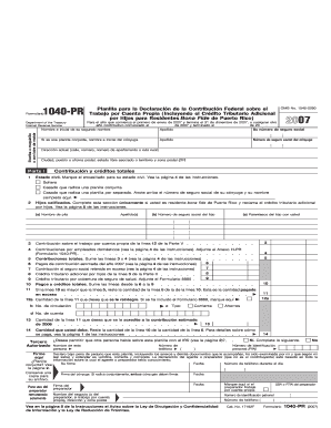 Fillable Online FORM 1040-PR, PAGE 1 OF 4 Fax Email Print - pdfFiller