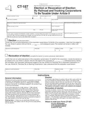 Fillable Online Form CT-187 Fax Email Print - pdfFiller