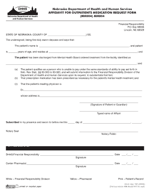 Fillable Online dhhs ne Nebraska Department of Health and Human ...