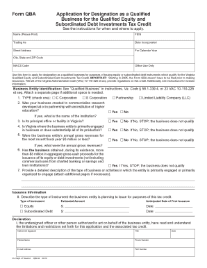 Fillable Online Application for Designation as a Qualified Fax Email ...