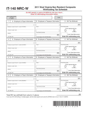 Fillable Online IT-140 NRC-W Fax Email Print - pdfFiller