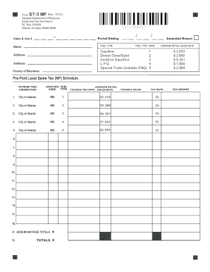 Fillable Online TSD ST-3 MF. ST-3 MF Fax Email Print - pdfFiller