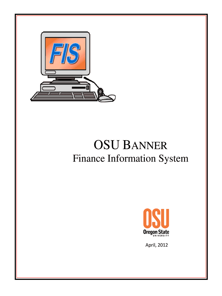 Fillable Online OSU BANNER Fax Email Print - pdfFiller