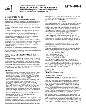 Fillable Online Form MTA-409-I Fax Email Print - pdfFiller