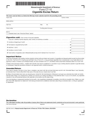 Fillable Online CT-10 Fax Email Print - pdfFiller