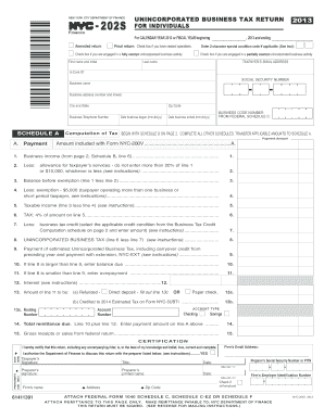 Fillable Online NYC 202 2006. 07 tax forms - new Fax Email Print ...
