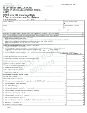 Fillable Online Form 112 (09/21/10) Fax Email Print - pdfFiller