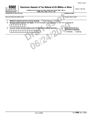 Form 8302 - Fill Online, Printable, Fillable, Blank | pdfFiller