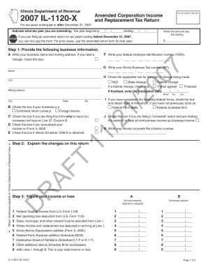 Fillable Online and Replacement Tax Return Fax Email Print - pdfFiller
