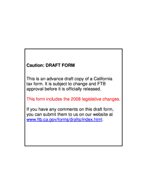 Fillable Online 2008 Draft Form 565 -- Partnership Tax Booklet. 2008 ...