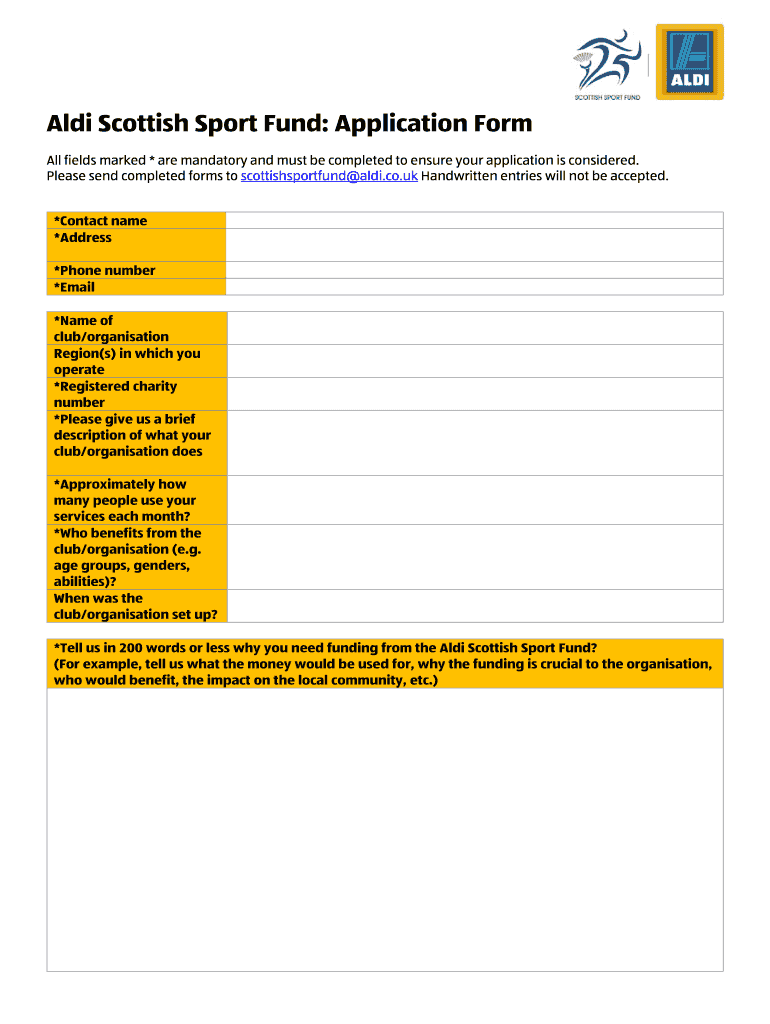 Fillable Online cdn aldi-digital co Aldi Scottish Sport Fund ...
