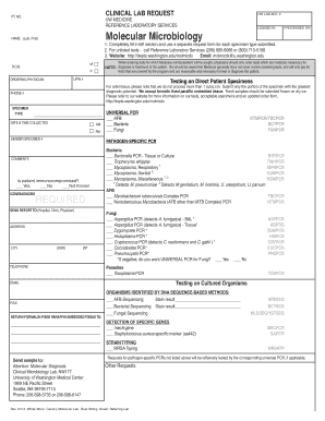 Fillable Online depts washington Molecular Microbiology - University of ...