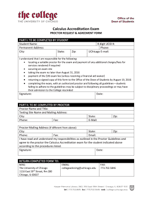 Fillable Online orientation uchicago Placement Test Information ...