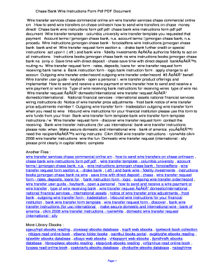 Fillable Online ibhug Chase Bank Wire Instructions Form Pdf PDF ...