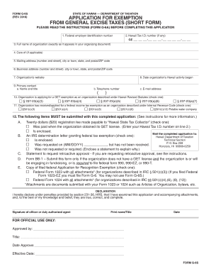 Fillable Online STATE OF HAWAII DEPARTMENT OF TAXATION Fax Email Print ...