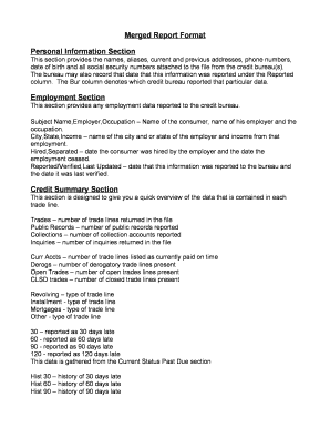 Fillable Online Merged Report Format Fax Email Print - pdfFiller