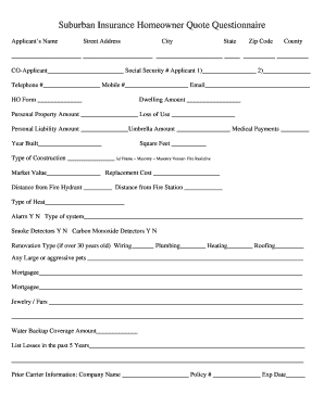 Fillable Online Applicant s Name Street Address City State Zip Code ...