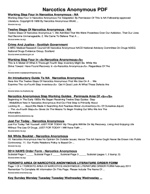 Fillable Online steama musdoc Narcotics Anonymous PDF. Narcotics Anonymous - steama musdoc Fax ...
