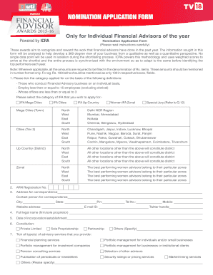 Fillable Online IFA Form 2016.cdr Fax Email Print - pdfFiller