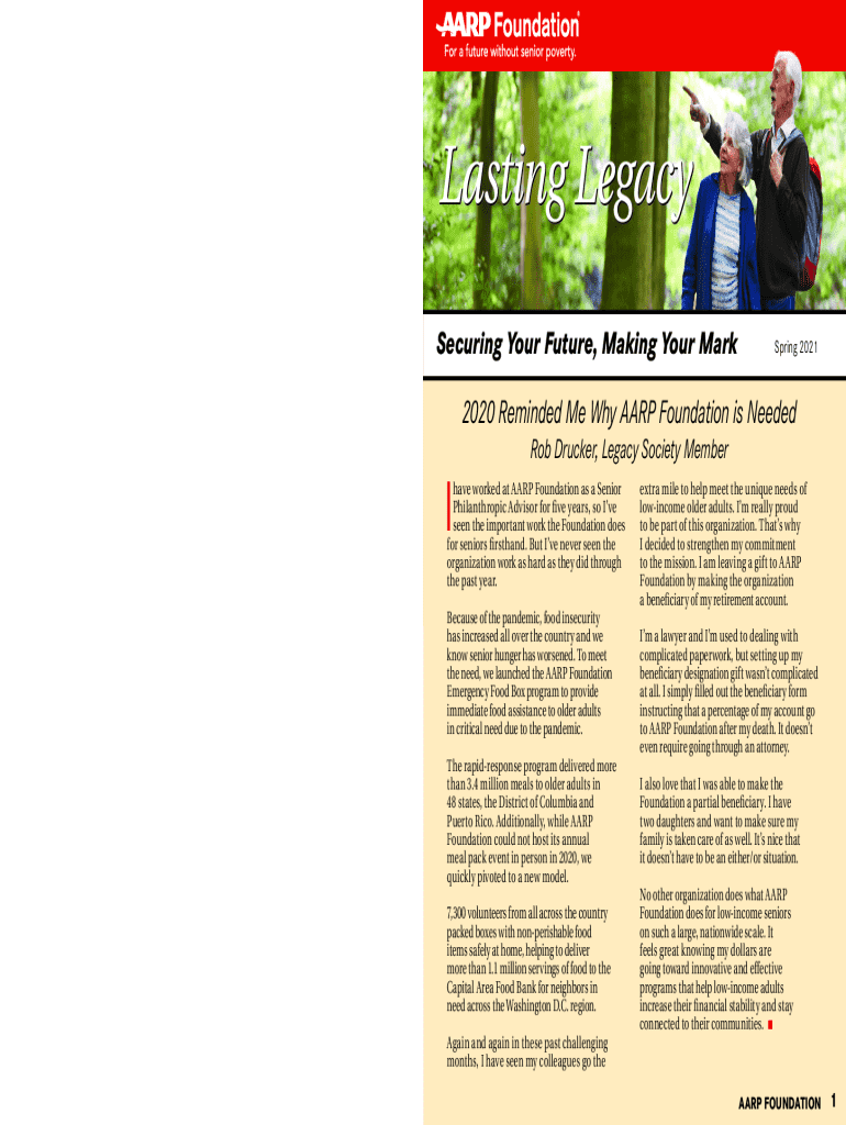 Aarp Free Will Forms Fill Out Sign Online DocHub