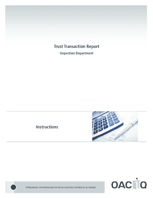 Fillable Online Trust Transaction Report Fax Email Print - pdfFiller