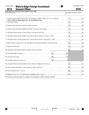 Form 2424 - Fill Online, Printable, Fillable, Blank | pdfFiller