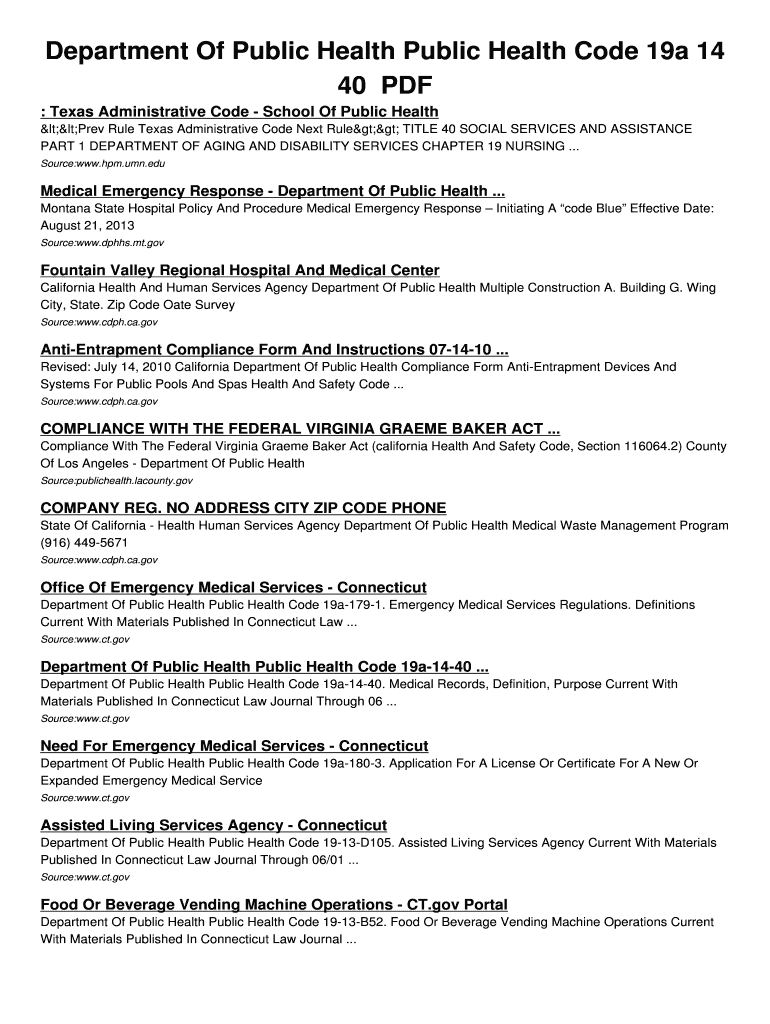 Fillable Online detona calibe Department Of Public Health Public Health ...