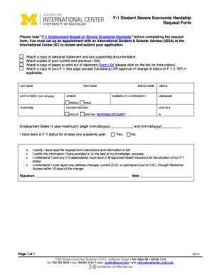 Fillable Online internationalcenter umich REDUCE COURSE LOAD REQUEST ...