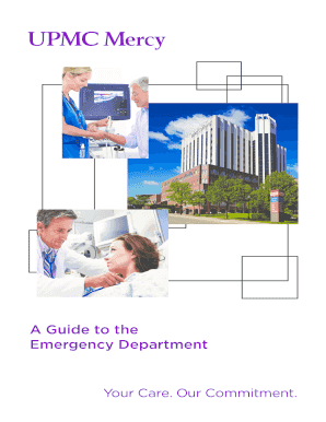 Fillable Online Welcome to UPMC Mercy Emergency Fax Email Print - pdfFiller