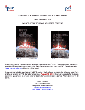 Fillable Online ipac-canada Bulk Order Form 2016 Fax Email Print ...