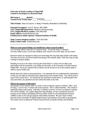 Fillable Online med unc Adult Consent Form 1-9-13.pdf - med unc Fax Email Print - pdfFiller