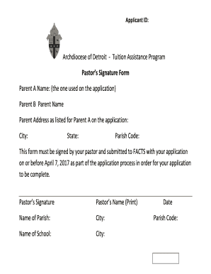 Fillable Online fgrhs Pastors Signature Form - fgrhs Fax Email Print ...