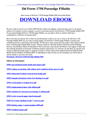 Fillable Online skt48 hol PDF DOWNLOAD PDF DD FORM 1750 PUREEDGE ...