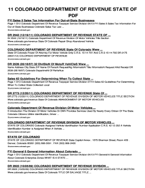 Fillable Online enotes e-bookslibrary 11 COLORADO DEPARTMENT OF REVENUE ...