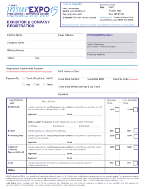 Fillable Online How to Register Payment by Check Mail Credit Card ...