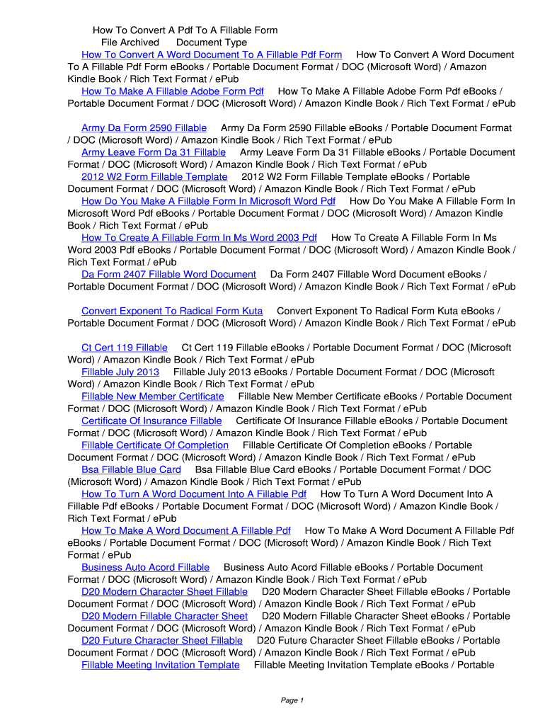 Fillable Online Pamvs How To Convert A Pdf To A Fillable Form Pamvs us Fax Email Print PdfFiller