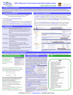 Fillable Online EPIC: Electronic Procurement and Information Centre Fax Email Print - pdfFiller