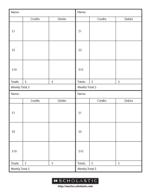 Fillable Online Weekly Total: $ Fax Email Print - pdfFiller