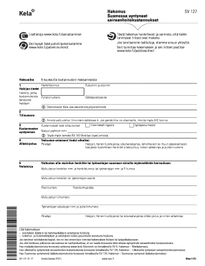 Sv 127 - Fill Online, Printable, Fillable, Blank | pdfFiller