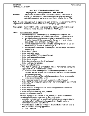 Fillable Online occ dws state ut INSTRUCTIONS FOR FORM 360ETV ...