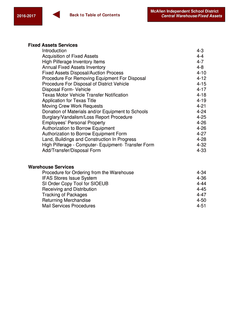 Fillable Online Fixed Assets Services Introduction 4-3 Acquisition of Fixed Assets 4 ... Fax ...